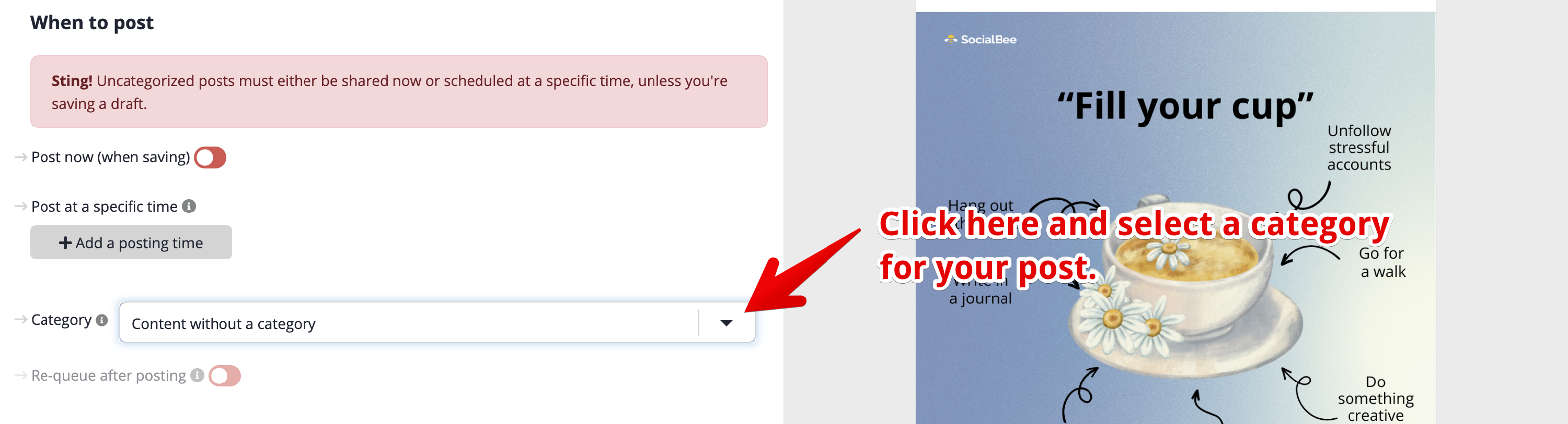 Posting Errors Explained – SocialBee Help Documentation