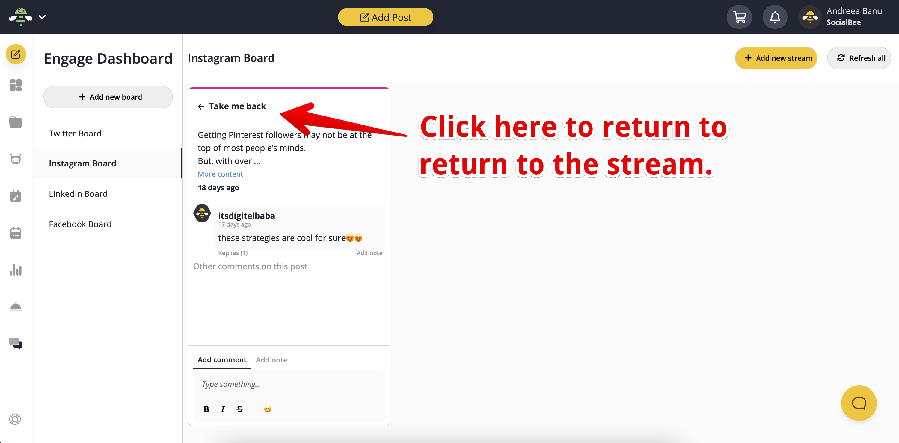 The Engage Module: Manage Your Comments, DMs, and Mentions – SocialBee ...